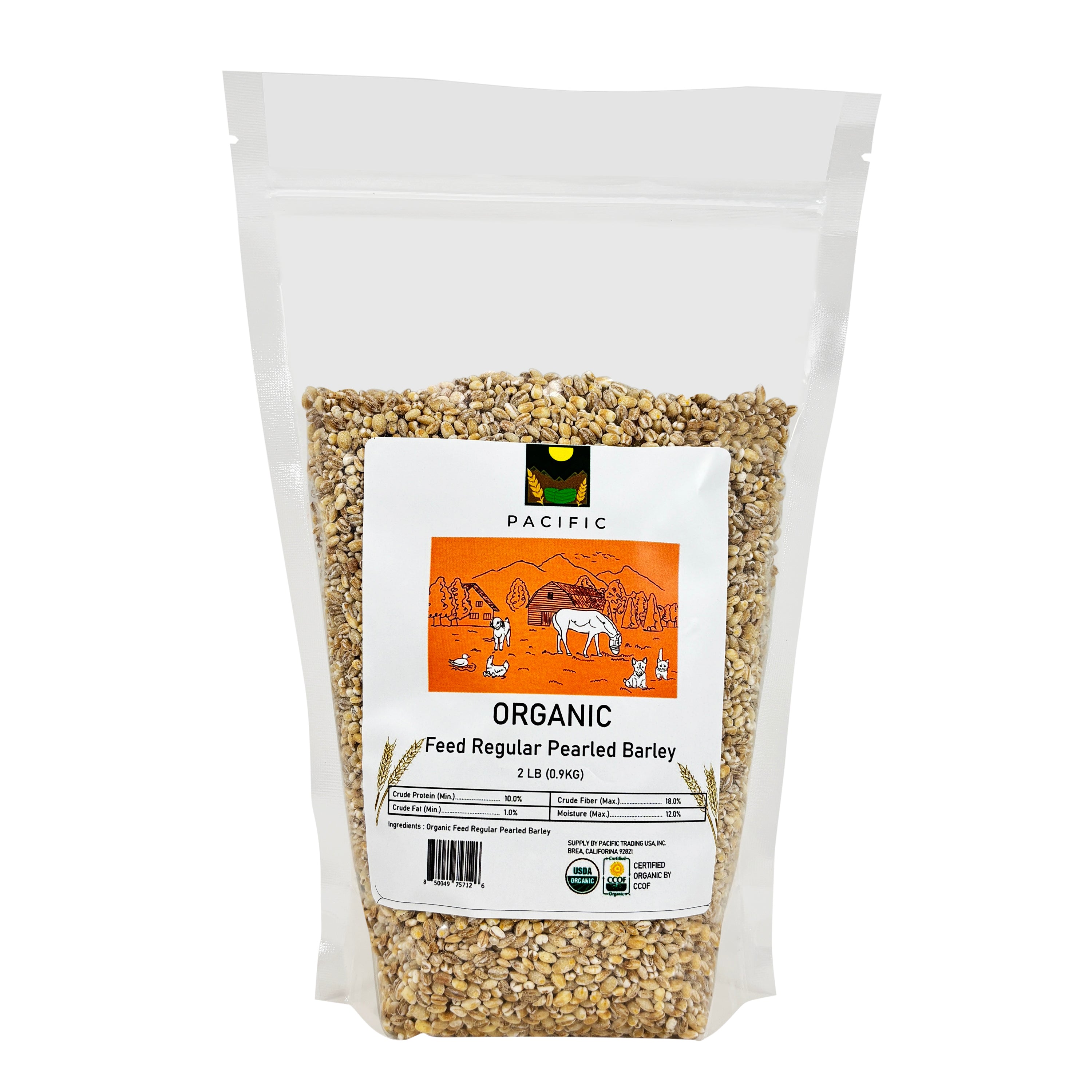 Pacific Organic Feed Regular Pearled Barley – Pacific Petfood